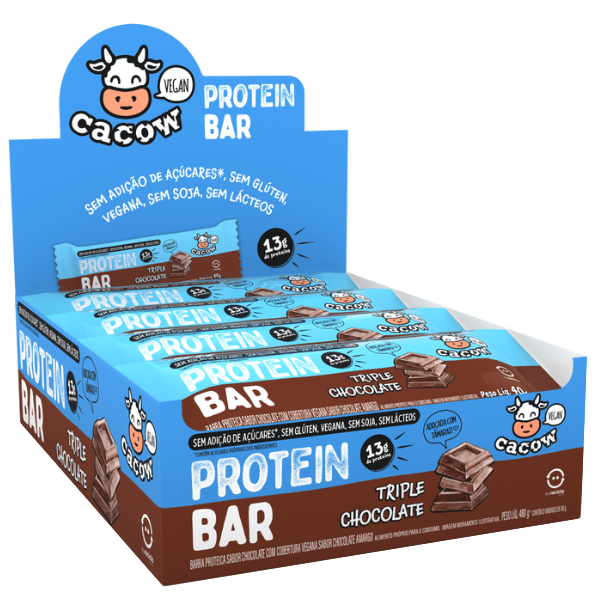 Protein Bar - Triple Chocolate - Cacow – Cacow Original